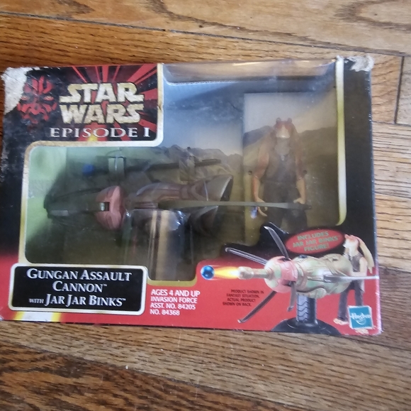 Hasbro | Toys | Star Wars Episode Gungan Assault Cannon With Jar Jar ...
